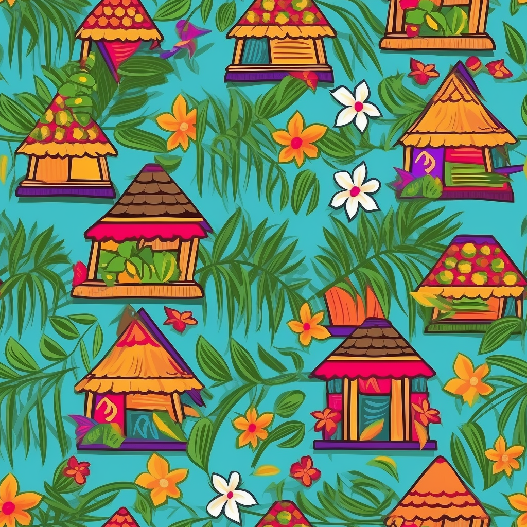 Tiki Hut Heaven - Galt Ocean Designs